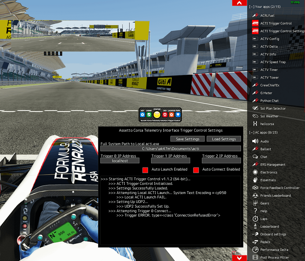 Assetto Corsa Telemetry Interface (MoTeC) 安裝 – SGAN Motorsports 模擬賽車俱樂部
